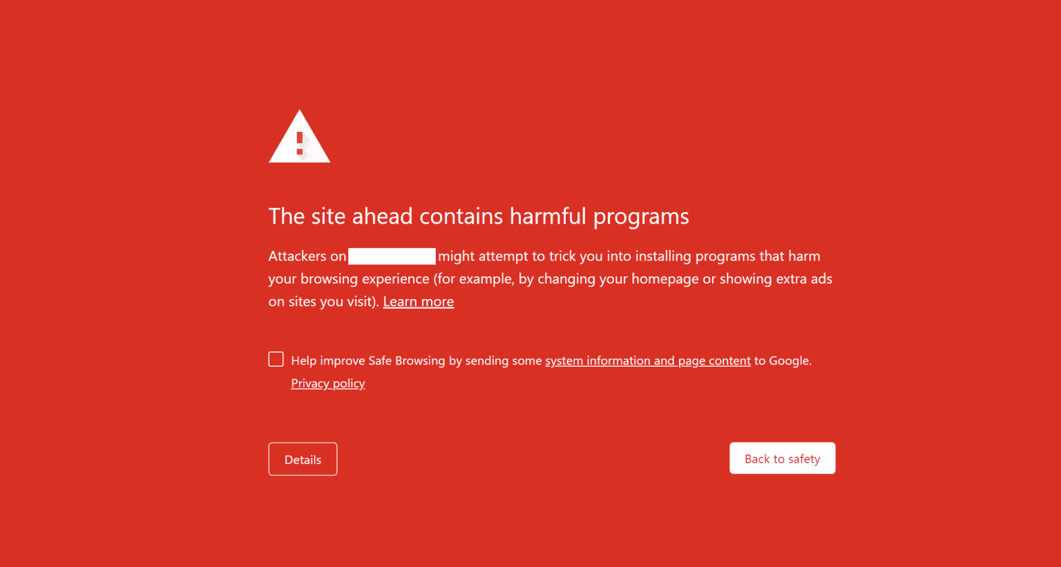 Fix "The Site Ahead Contains Harmful Programs" on Your WordPress
