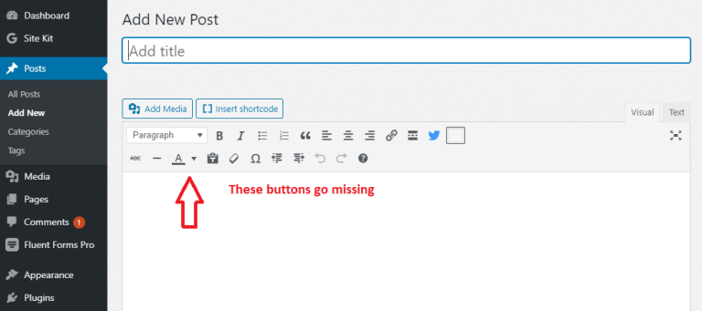 How To Fix White Text And Missing Buttons Issue In Wordpress Visual Editor Navthemes
