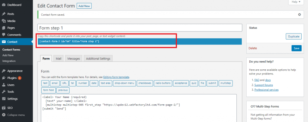 How to Create a Multi-Step Form in WordPress - NavThemes