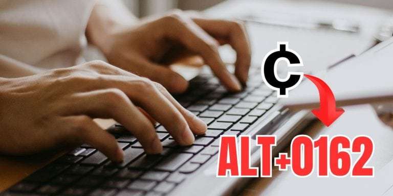 How to Insert the Cent Symbol (¢) on Your Keyboard