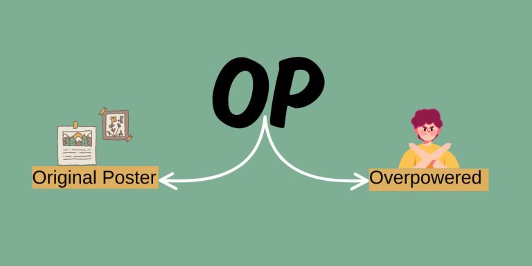 What Does OP Mean on TikTok, Reddit, and in Games?